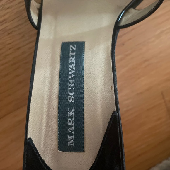 mark schwartz | Shoes | Vintage Mark Schwartz Black Leather Sandals ...